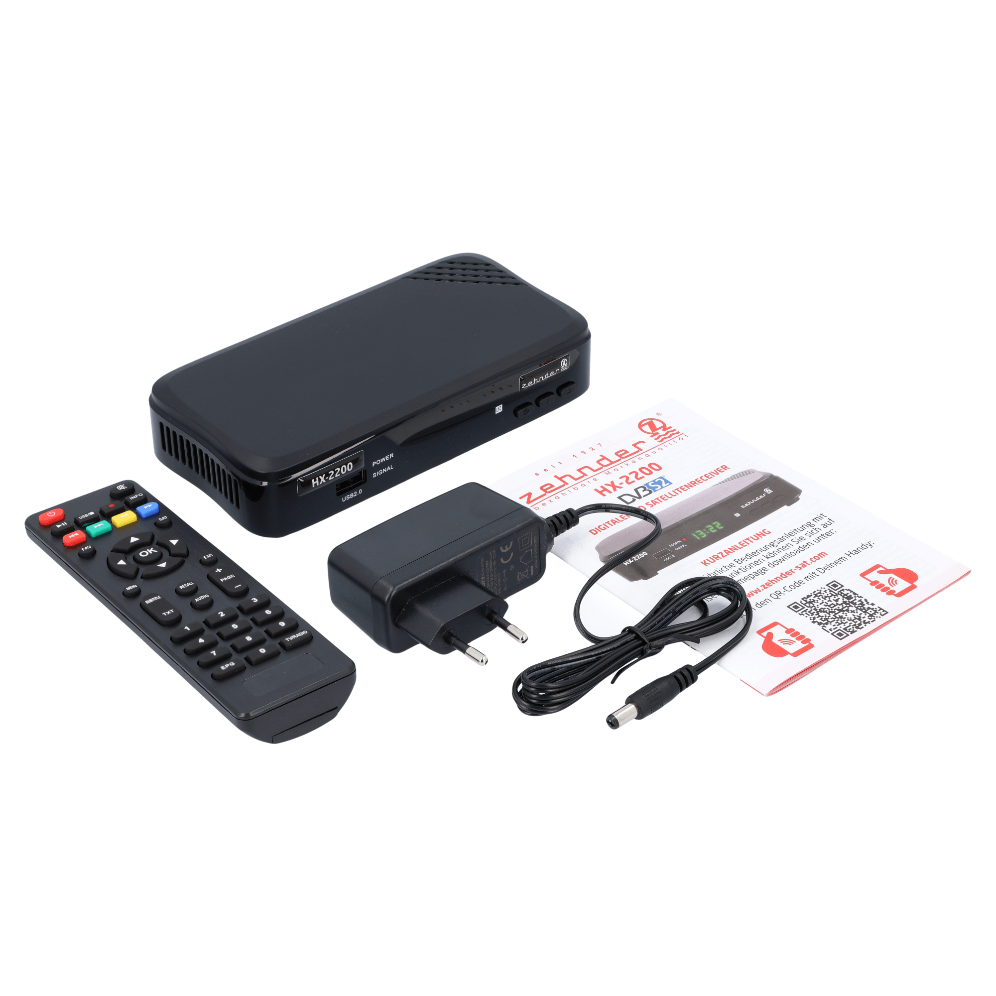 ZEHNDER HX-2200 | DVB-S2 | DIGITALER SATELLITENRECEIVER